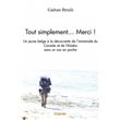 Tout simplement... merci ! - broché - Gaëtan Breuls, Livre tous les ...