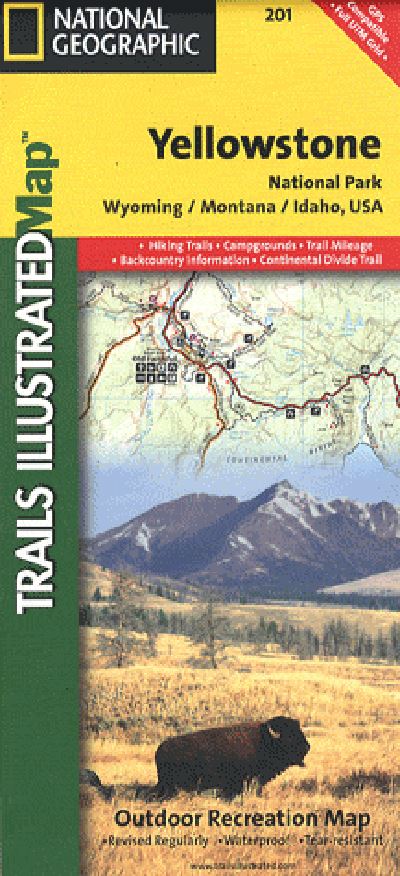 Yellowstone national park 1/120.000 - broché - Collectif - Achat Livre ...