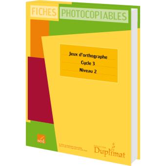 Jeux d'orthographe - c3-niv 2 - broché - Collectif - Achat Livre | fnac