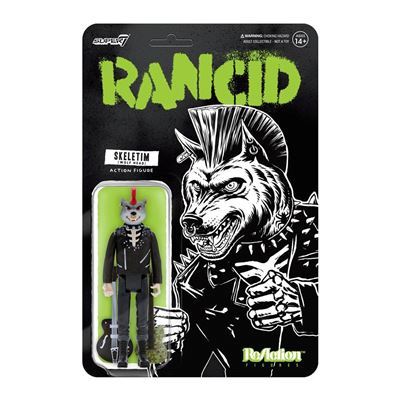 Figurine Super 7 Rancid Skeletim Wolf Head - Rancid - Objet dérivé ...