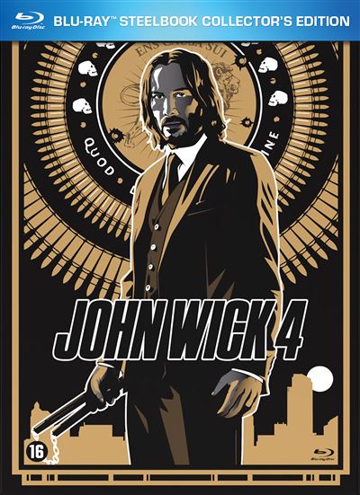 John Wick 4 Bilingue Fr Nl Bluray Édition Collecteur Steelbook