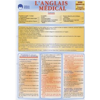 L'anglais medical Tome 0000 - broché - GREMY/ESPIE - Achat Livre | fnac