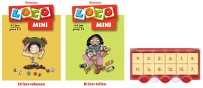Loco Mini - Loco Mini ik leer rekenen 5+ (doos + 2 boekjes) - broché ...