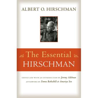 Essential Hirschman - Poche - Albert O. Hirschman - Achat Livre ou ...
