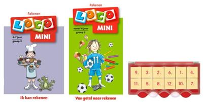 Loco Mini - Loco Mini ik kan rekenen 6+ (doos + 2 boekjes) - broché ...