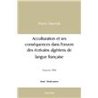 Acculturation et ses conséquences dans l’œuvre des écrivains algériens ...