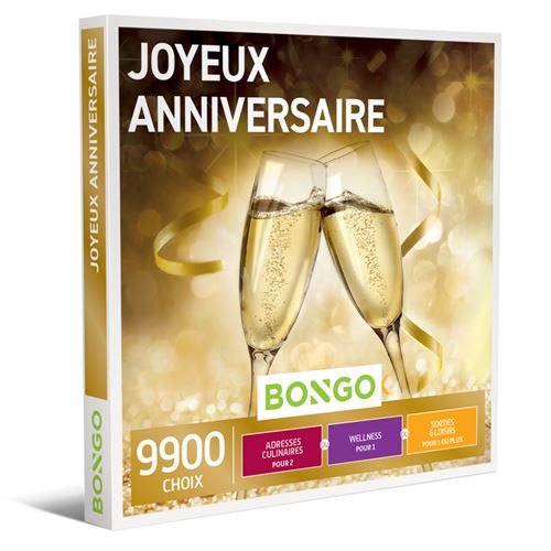 Coffret cadeau Bongo Joyeux Anniversaire 29,90€ - FR - Coffret cadeau ...