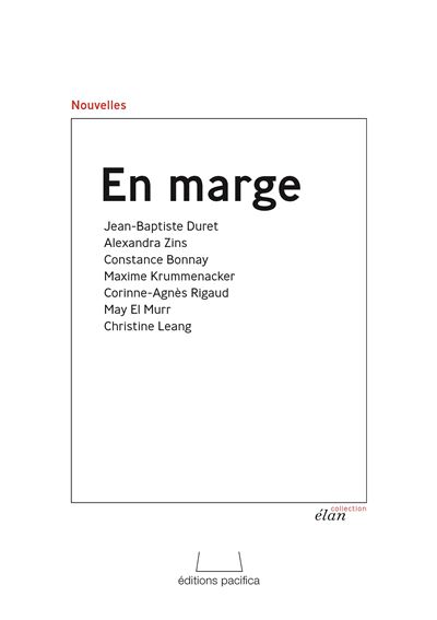 En marge - broché - Christine Leang, Constance Bonnay, Corinne-Agnès ...