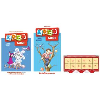 Loco Mini - Loco Mini tijd en tafels leren (doos + 2 boekjes) - broché ...