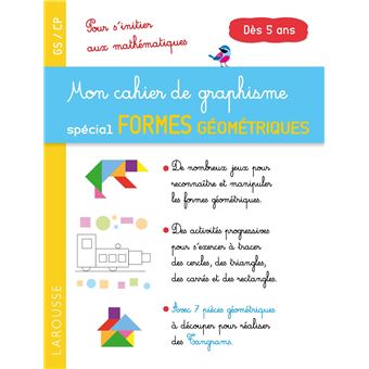 Mon cahier de graphisme spécial formes géométriques - broché - Valérie ...