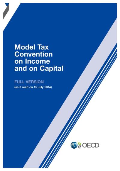 Model tax convention on income and on capital Edition 2014 - broché ...
