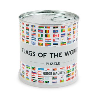 Flags of the world puzzle magnets 100 pièces - Collectif - Achat Livre ...
