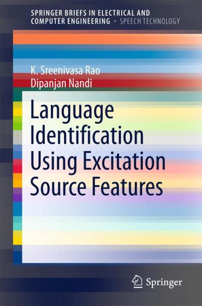 Language identification using excitation source features - Poche - K ...