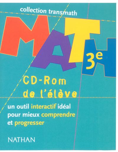 Transmath 3e- manuel numérique - Cdrom - tarif adoptant - Livre CD-ROM ...