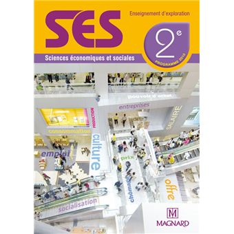 SES 2e (2010) - Manuel élève Enseignement d'exploration - broché ...