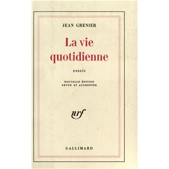 La vie quotidienne - Jean Grenier - Achat Livre | fnac