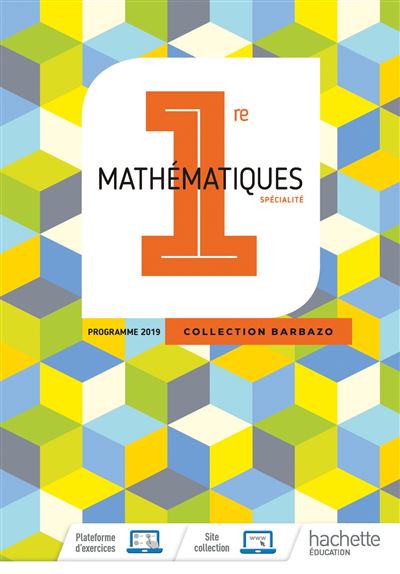 Barbazo Maths 1ère - Livre élève Edition 2019 - broché - Eric Barbazo ...
