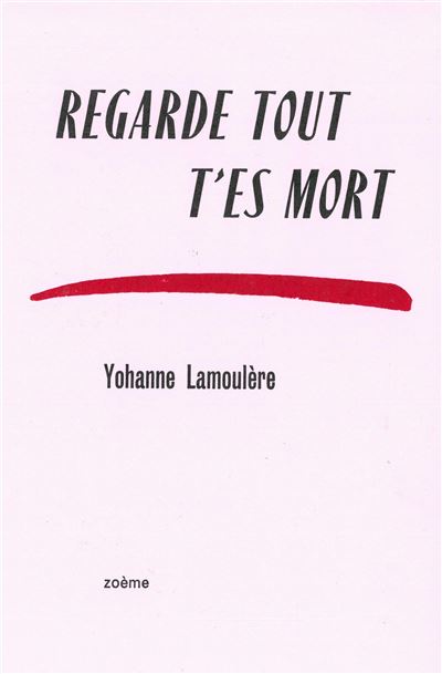 Regarde tout, t'es mort - broché - Yohanne Lamoulère - Achat Livre | fnac