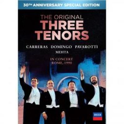 The Three Tenors - 30th Anniversary - DVD + CD - Luciano Pavarotti ...