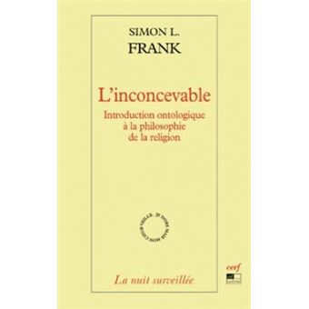L'inconcevable - broché - Simon L. Frank - Achat Livre | fnac