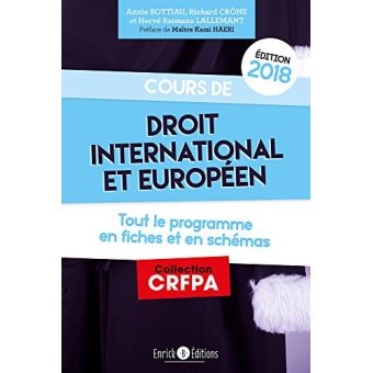 Cours de droit international et européen Tout le programme en fiches et ...