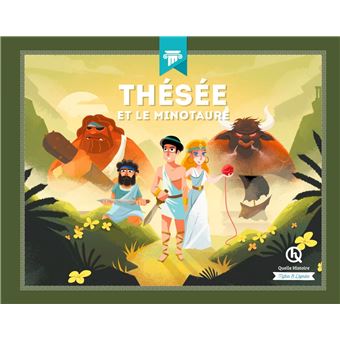 Thésée Le minotaure - cartonné - Bruno Wennagel, Mathieu Ferret ...