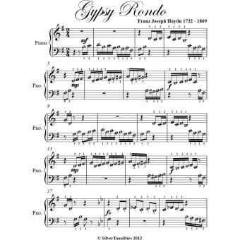 Gypsy Rondo Beginner Piano Sheet Music - ebook (ePub) - Franz Joseph ...