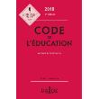 Code de l'éducation 2018, annoté et commenté 12ème édition - relié ...