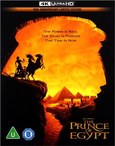 The Prince Of Egypt 25th Anniversary Limited Edition Blu-ray 4K Ultra HD - Blu-ray 4K - Steve ...