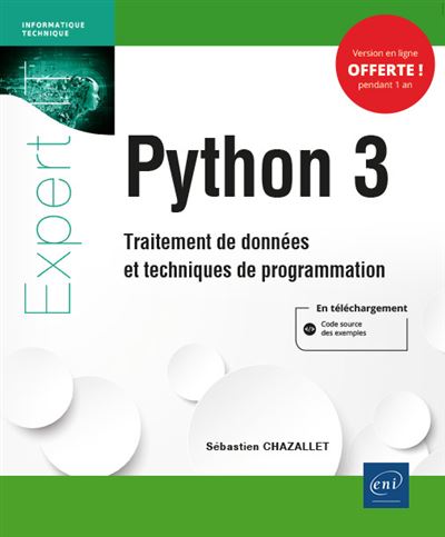 Python 3 - Traitement de données et techniques de programmation ...