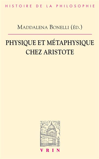 Physique et métaphysique chez Aristote - broché - Stephen Menn ...