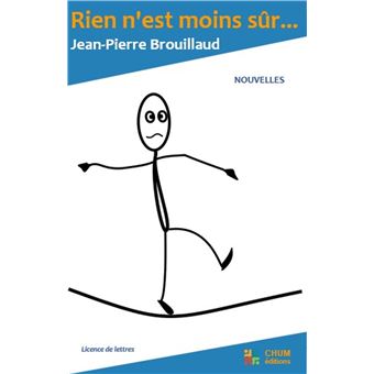 Rien n'est moins sur - broché - Jean-Pierre Brouillaud - Achat Livre | fnac