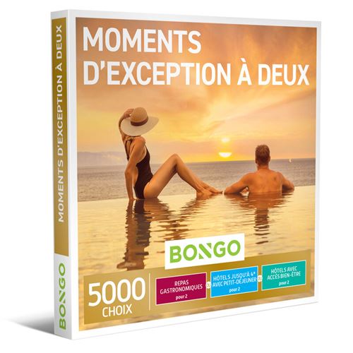 BONGO MOMENTS D'EXCEPTION À DEUX - Coffret cadeau - Achat & prix | fnac