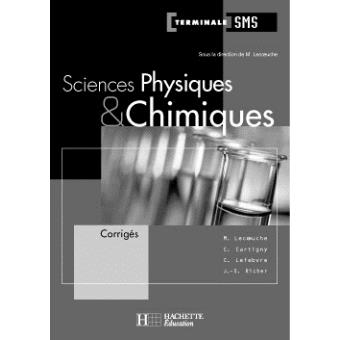 Sciences Physiques Et Chimiques Sms Terminale - Livre Professeur ...
