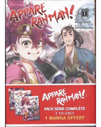 Appare Ranman - Appare Ranman ! - Pack promo vol. 01 à 03 - édition ...