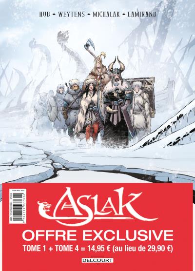 Aslak - Coffret 2 volumes - tomes 1 et 4 Tome 01 - Col.pack aslak 04 ...