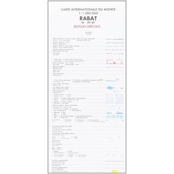 Rabat 1/1000000 - Collectif - Achat Livre | fnac