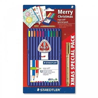 STAEDTLER KERSTPROMO: 10X ERGOSOFT + 1 METALIC MARKER - Autres ...