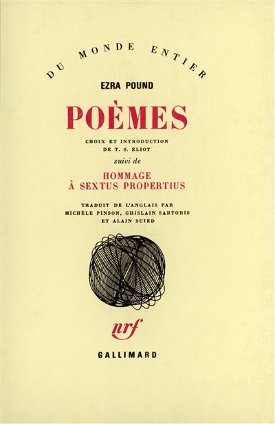 Poèmes / Hommage à Sextus Propertius [suivi de] Hommage à Sextus ...