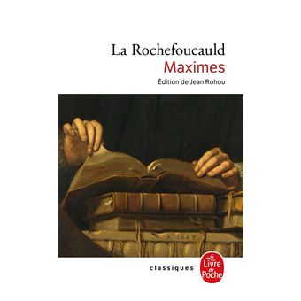 Maximes - Poche - François De La Rochefoucauld - Achat Livre ou ebook ...