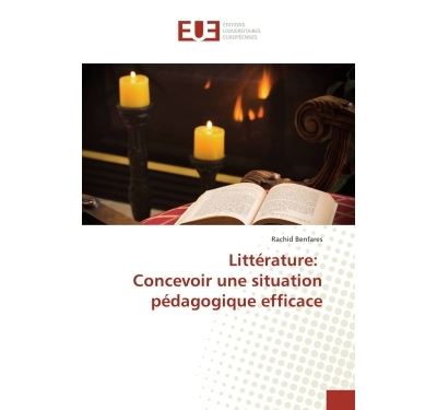 Littérature: Concevoir une situation pédagogique efficace - broché ...