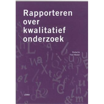 Rapporteren over kwalitatief onderzoek - broché - Achat Livre | fnac