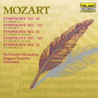 Symphonies numbers 10, 42, 12, 46, 13 - Wolfgang Amadeus Mozart ...