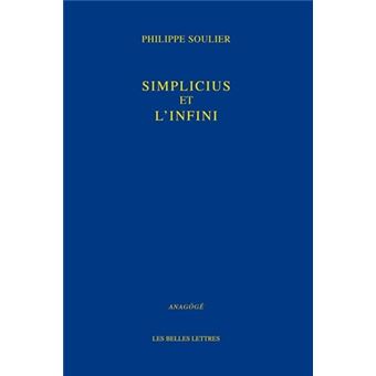 Simplicius et l'Infini - broché - Philippe Soulier, Philippe Hoffmann ...