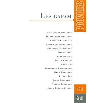Pouvoirs, n°185. Les GAFAM Tome 185 - broché - Collectif - Achat Livre ...
