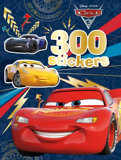Cars - Avec 300 stickers avec fer à dorer - CARS 3 - 300 Stickers ...