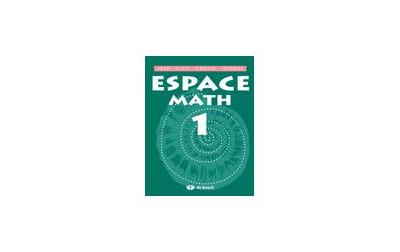 Espace math 1 - broché - Adam - Achat Livre | fnac