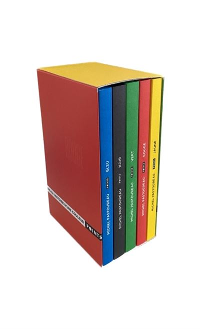 Coffret Histoire d'une couleur en 5 volumes : Bleu, Noir, Vert, Rouge ...