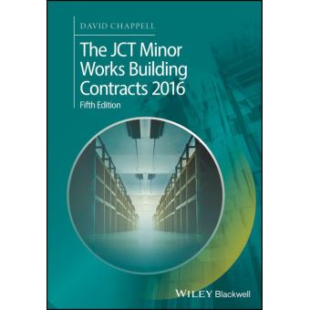 The JCT Minor Works Building Contracts 2016 - ebook (ePub) - David Chappell - Achat ebook | fnac
