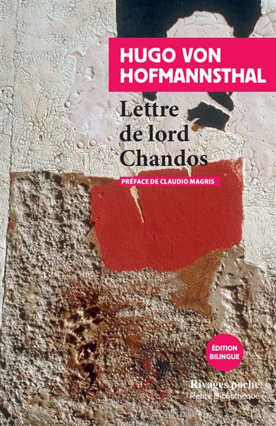 Lettre de lord chandos - Poche - Hugo Von Hofmannsthal, Pierre ...